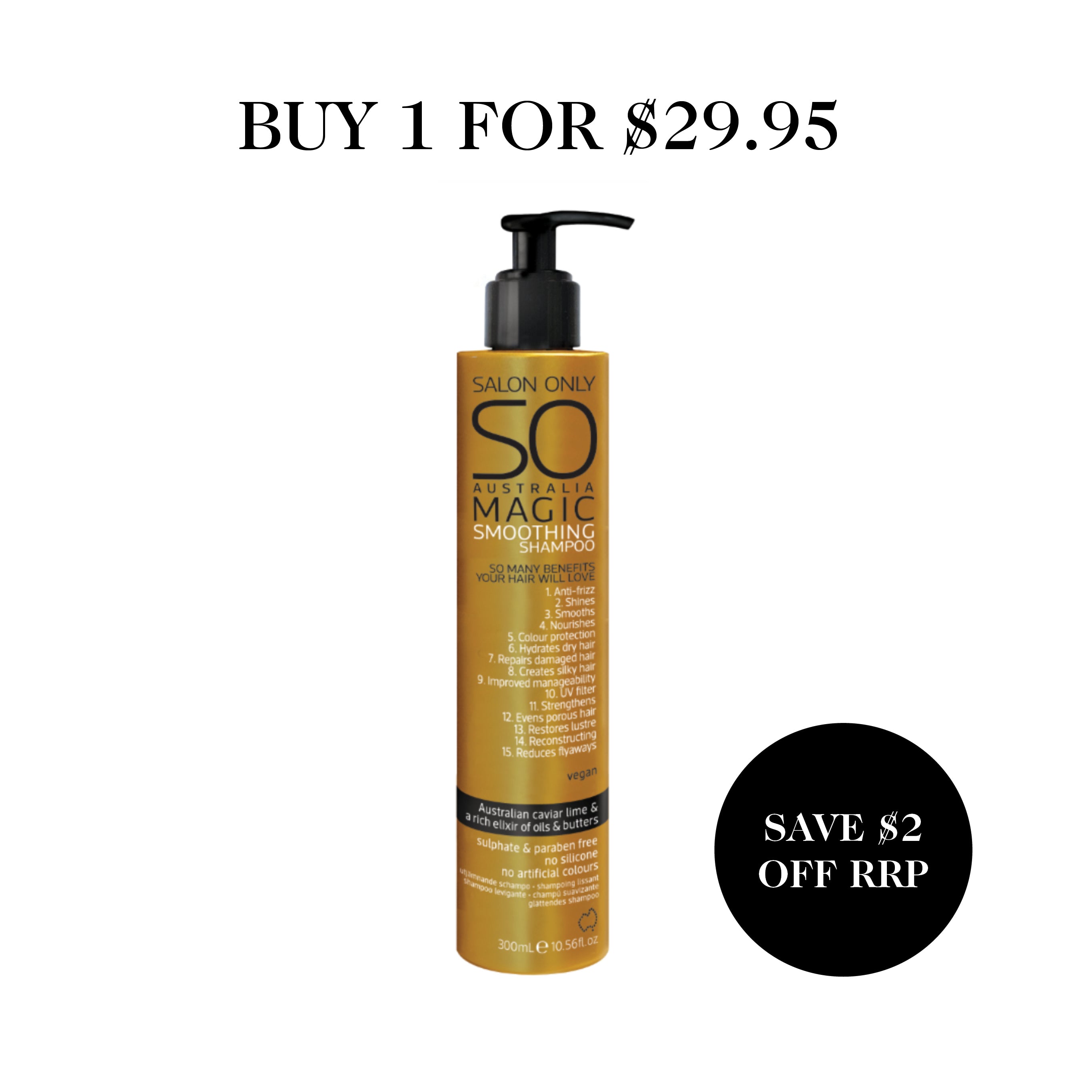 Salon Only SO Magic Smoothing Shampoo – Boffa Hairdressing