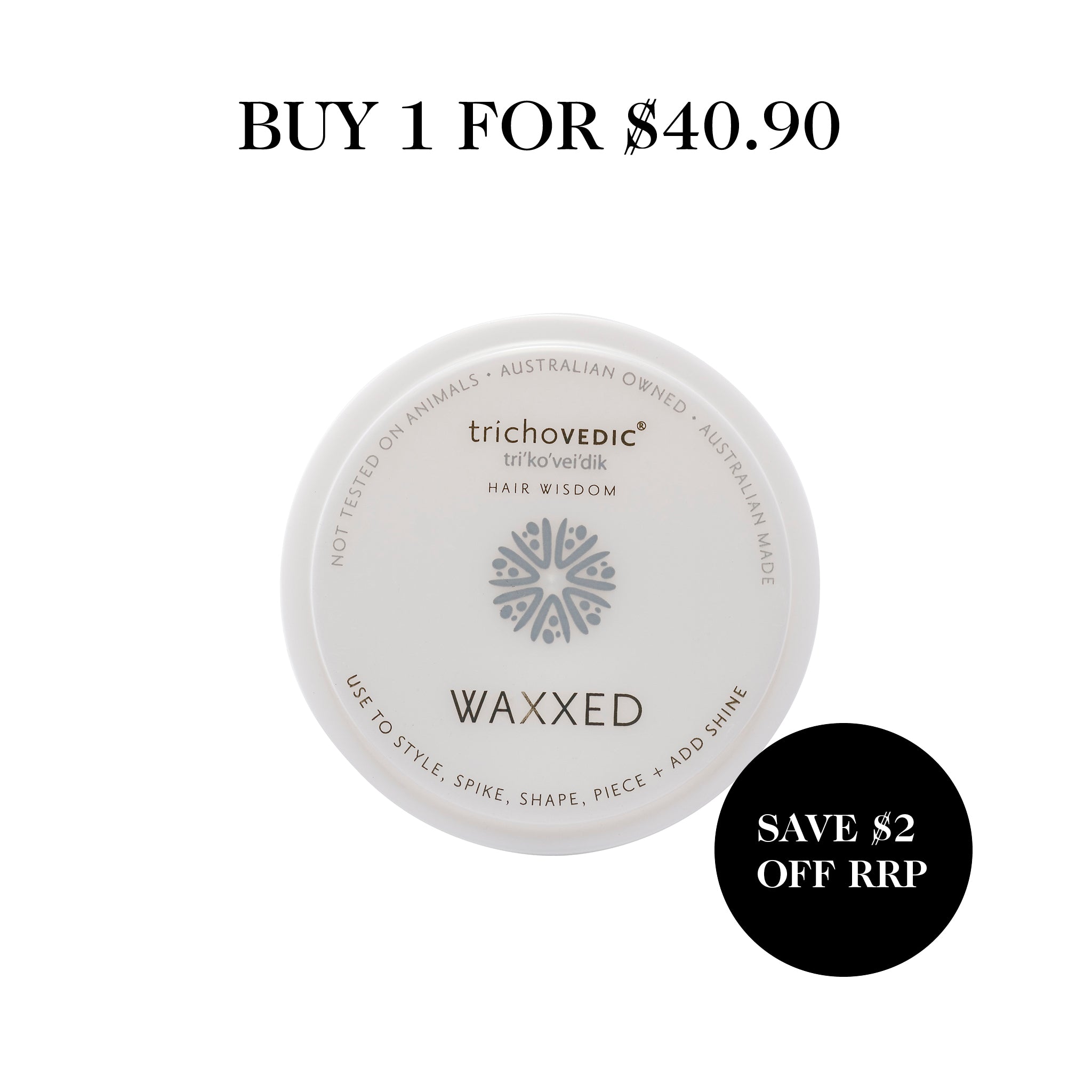 Trichovedic Waxxed - Best Hair Wax for Maximum Hold for All Hair Types ...